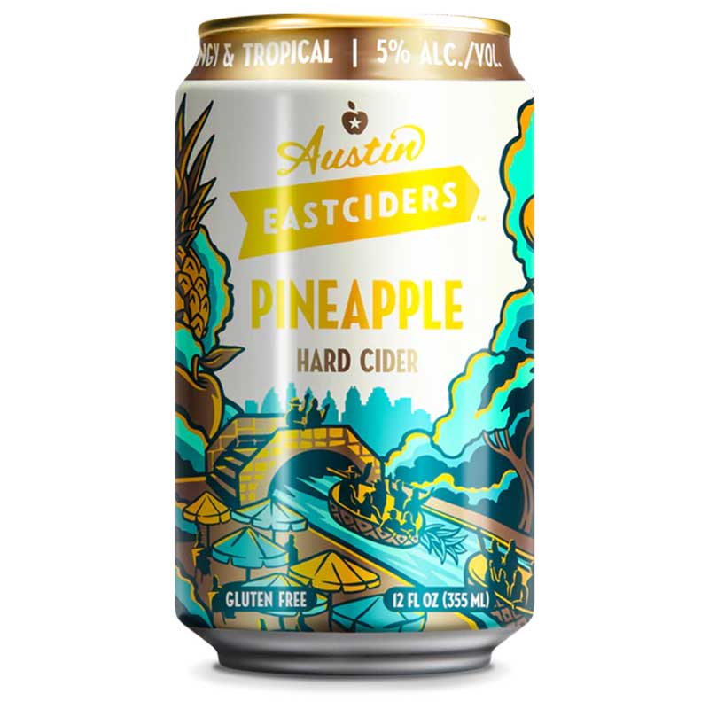 Austin Eastciders Pineapple Hard Cider 6pk 12oz/Cans – THE BOTTLE HOUSE