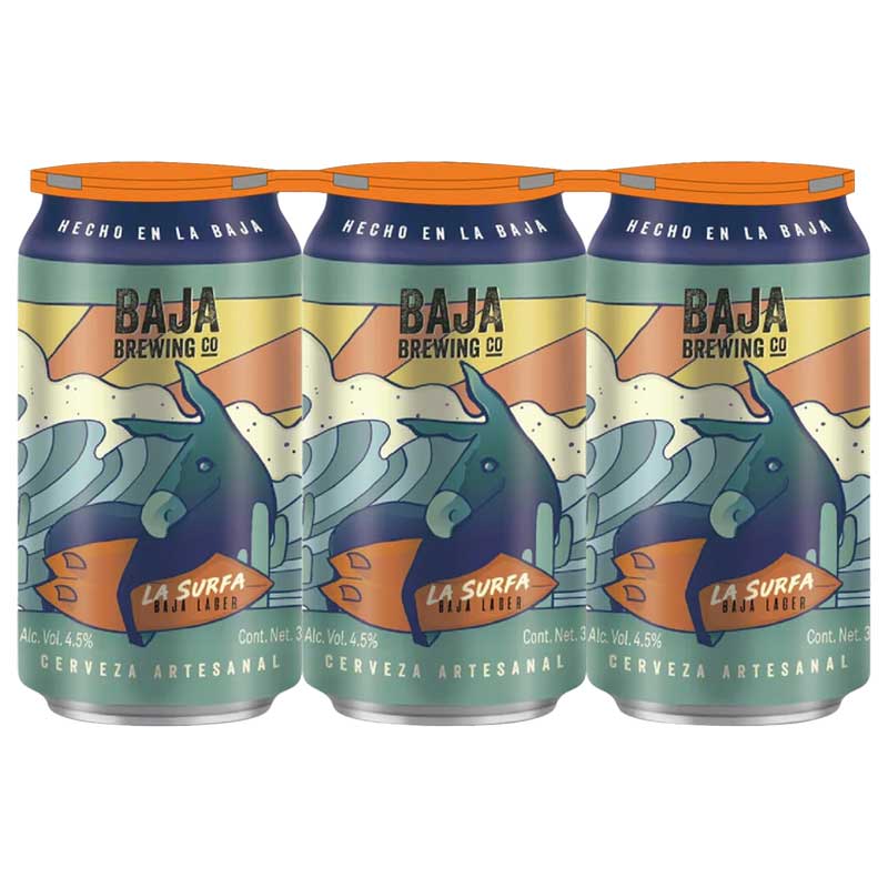 Baja Brewing La Surfa Baja Lager 6pk 12oz/Cans – THE BOTTLE HOUSE