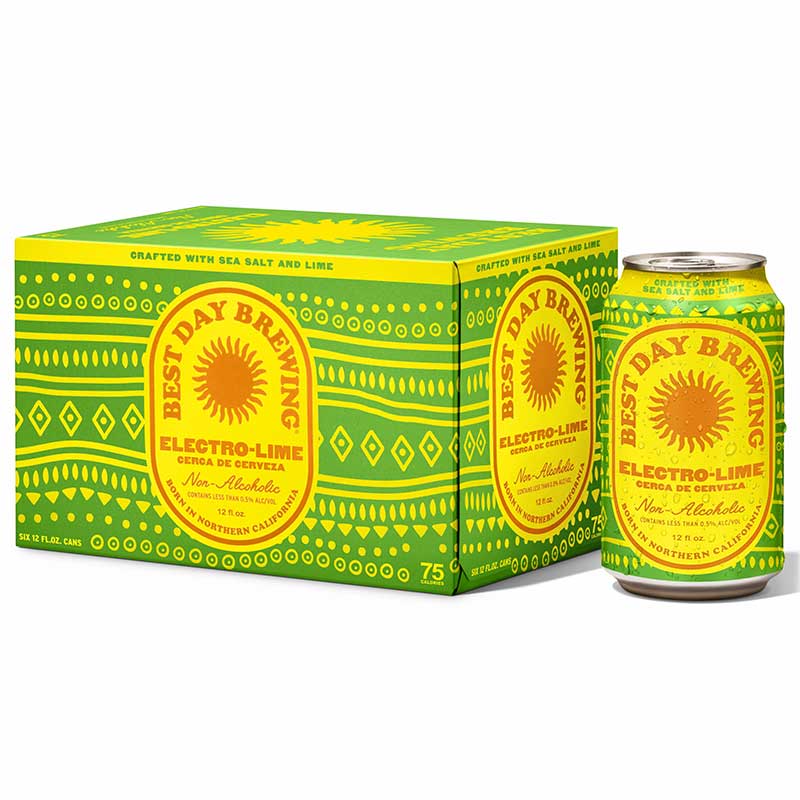Best Day Electro Lime Non Alcoholic 6pk 12oz/Cans – THE BOTTLE HOUSE