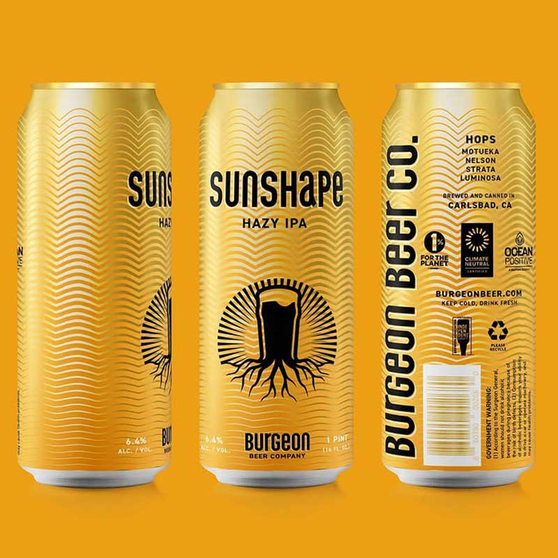 Burgeon Seasonal Sunshape Hazy IPA 4pk 16oz/Cans – THE BOTTLE HOUSE