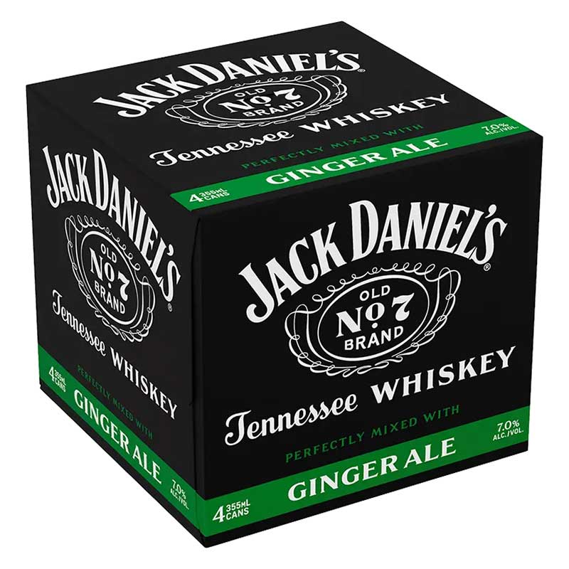 Coca Cola Jack Daniel's Ginger Ale Cocktail 4pk – THE BOTTLE HOUSE