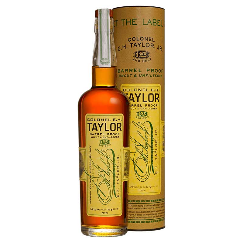 Colonel E.H Taylor Barrel Proof Bourbon Whiskey 750ml – THE BOTTLE HOUSE