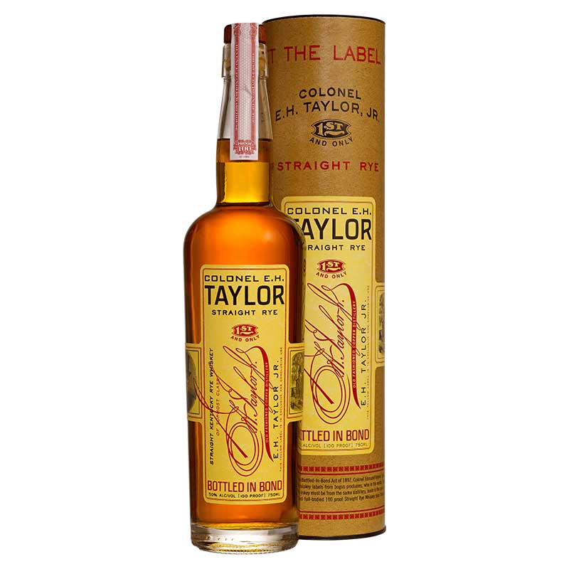Colonel E.H Taylor Straight Rye Whiskey 750ml – THE BOTTLE HOUSE