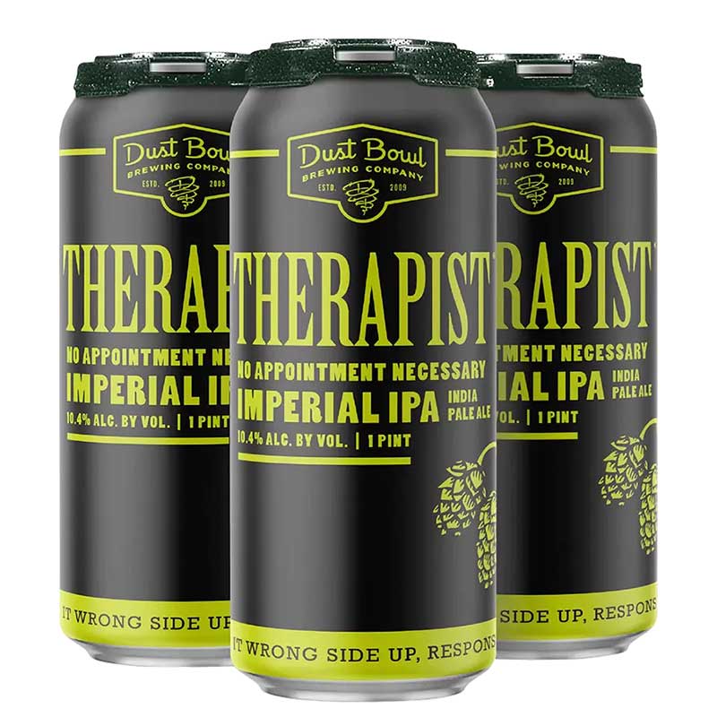 Dust Bowl Therapist Imperial IPA 4pk 16oz/Cans – THE BOTTLE HOUSE