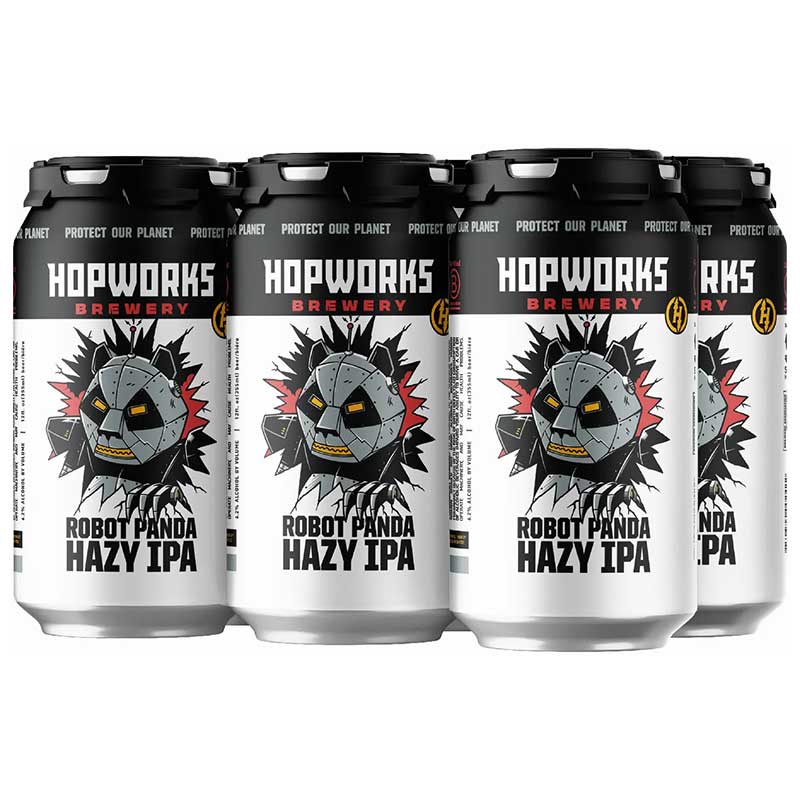 Hopworks Robot Panda Hazy IPA 6pk 12oz/Cans – THE BOTTLE HOUSE