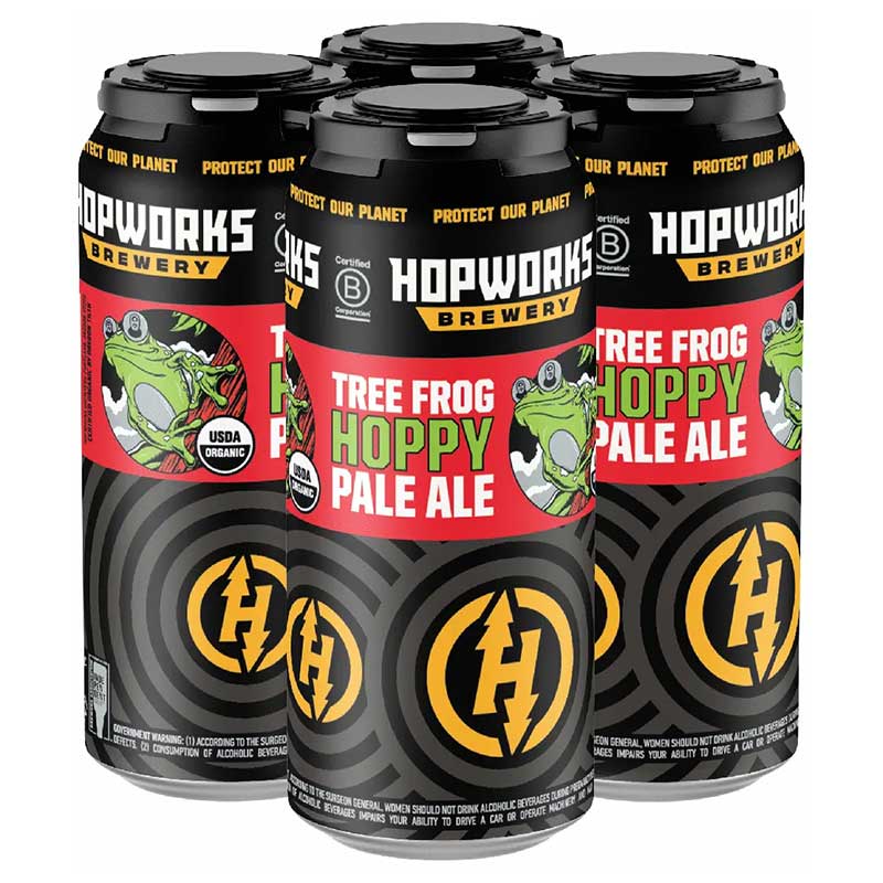 Hopworks Tree Frog Hoppy Pale Ale 4pk 16oz/Cans – THE BOTTLE HOUSE
