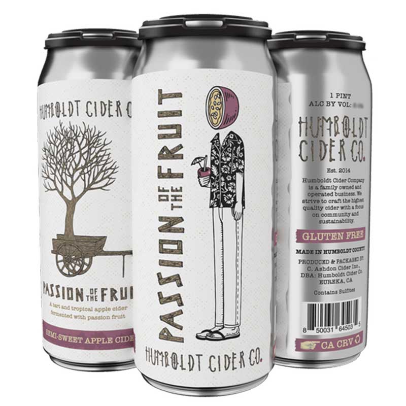 Humboldt Passion Of The Fruit Cider 4pk 16oz/Cans – THE BOTTLE HOUSE