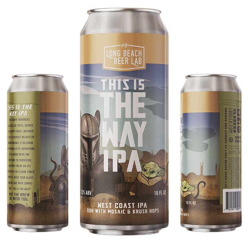 Long Beach Beer Lab This Is The Way West Coast IPA 4pk 16oz/Cans – THE ...