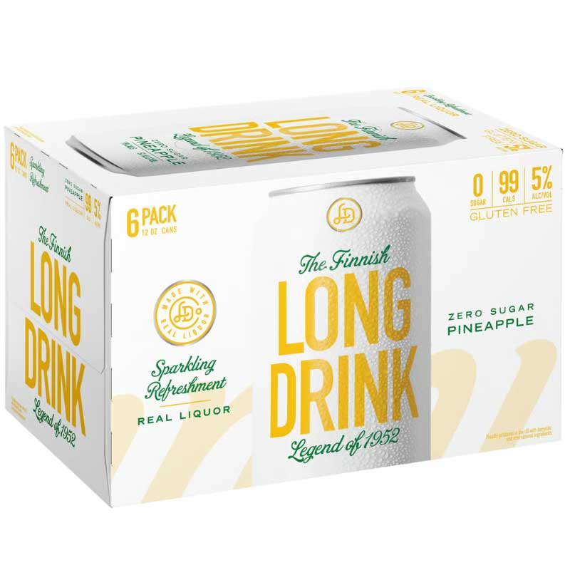 Long Drink Pineapple Zero Sugar 6pk – THE BOTTLE HOUSE