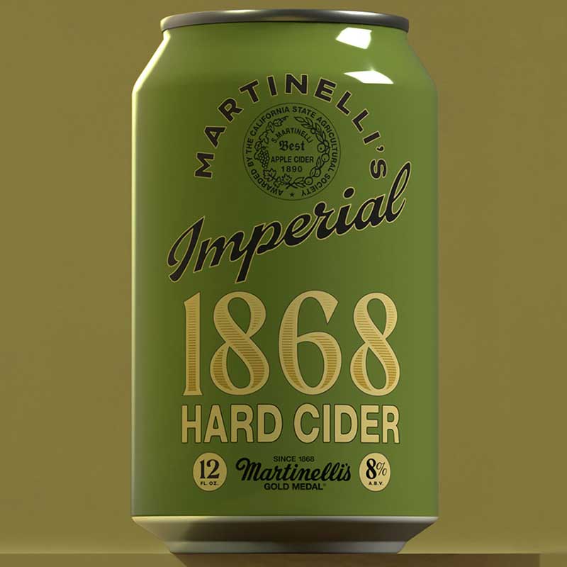 Martinelli’s Imperial 1868 Hard Cider 6pk 12oz/Cans – THE BOTTLE HOUSE