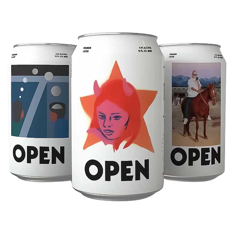 Open Beer Premium Lager 6pk 12oz/Cans – THE BOTTLE HOUSE