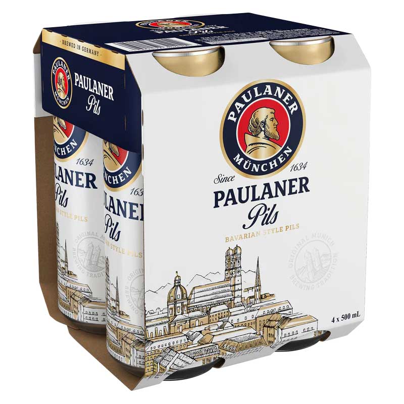 Paulaner Germany Pils 4pk 16.9oz/Cans – THE BOTTLE HOUSE