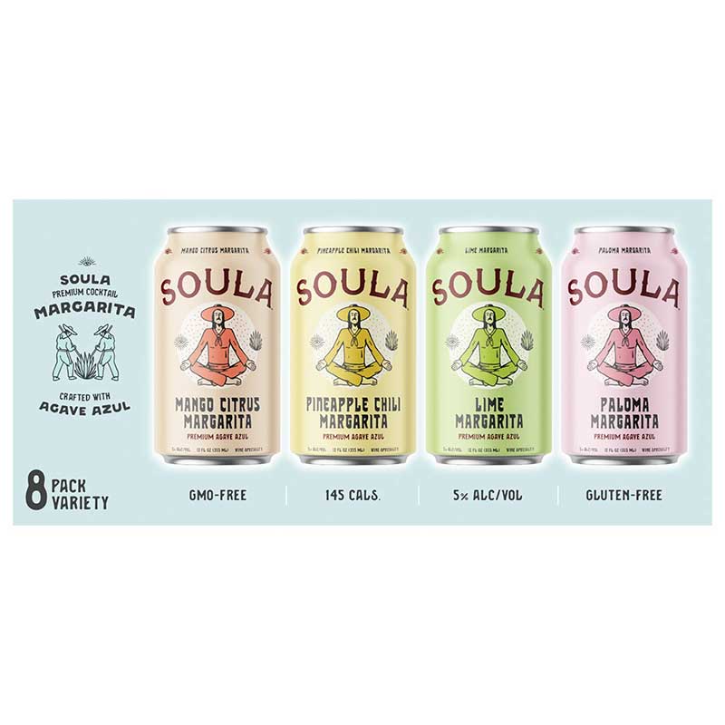 Soula Margarita Variety Pack 8pk – THE BOTTLE HOUSE