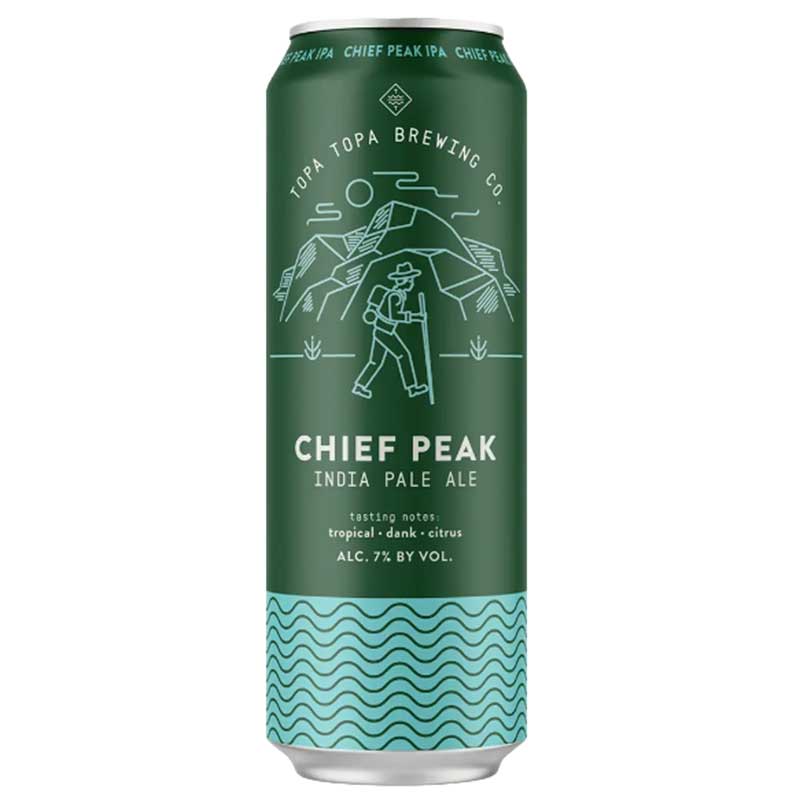 Topa Topa Chief Peak IPA 19.2oz – THE BOTTLE HOUSE