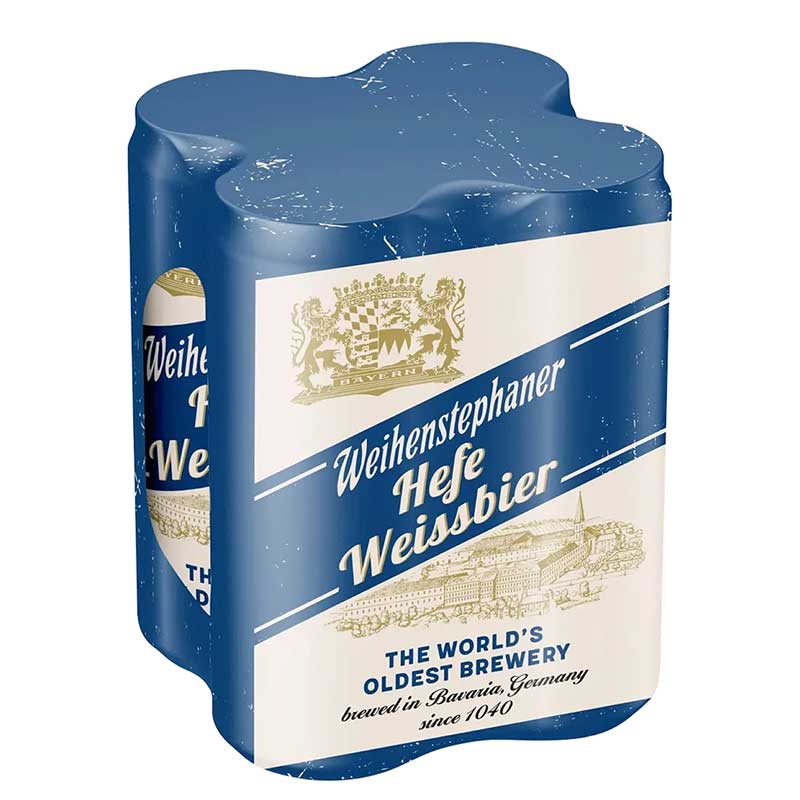 Weihenstephan Hefe Weissbier 4pk 16.9oz/Cans – THE BOTTLE HOUSE